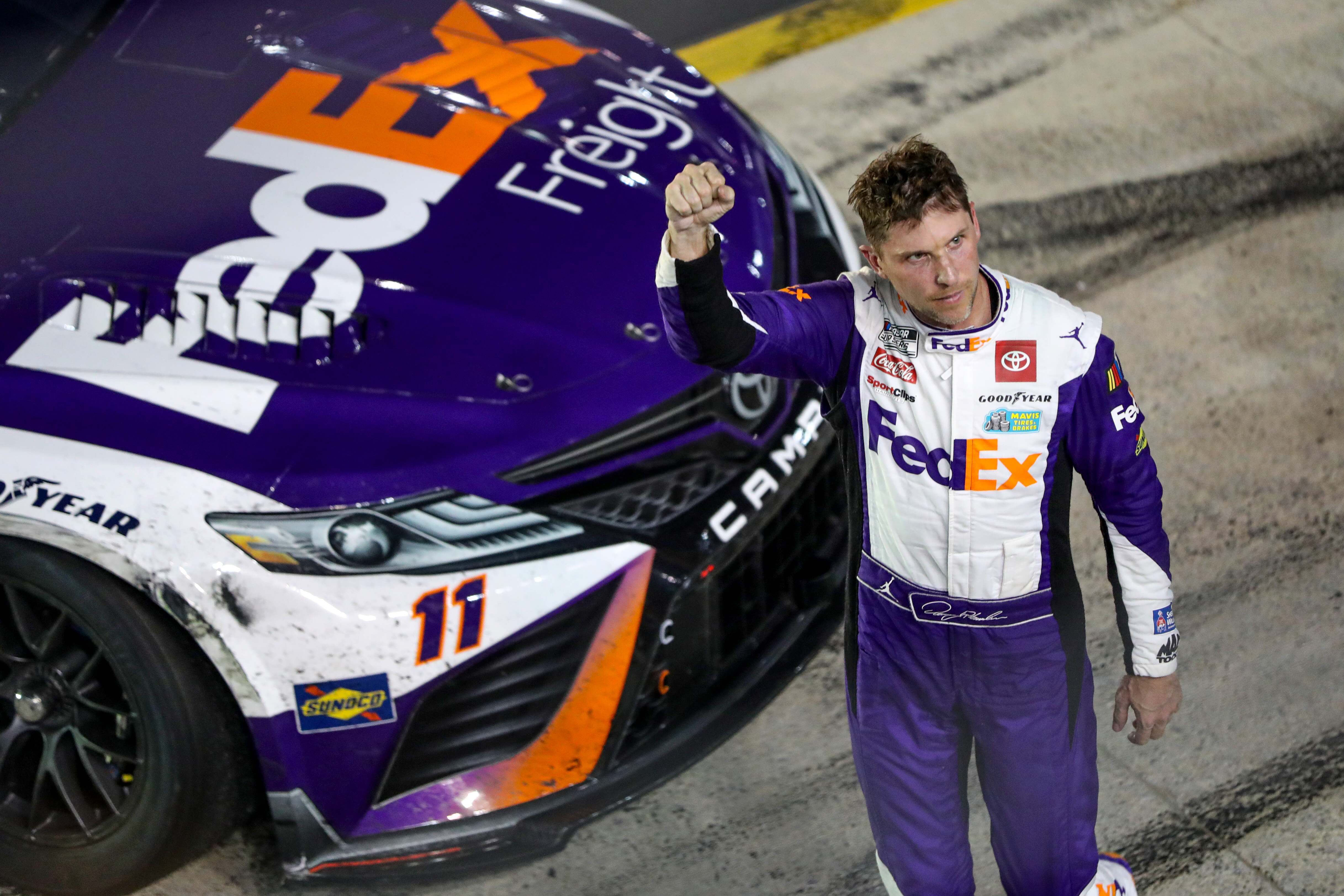 Denny Hamlin’s New Fiancé Pokes Fun at His Career in Announcing Couple’s Engagement