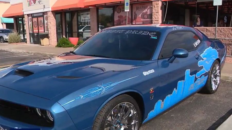 Detroit Lions Dodge Challenger Is a True Fan's Ride