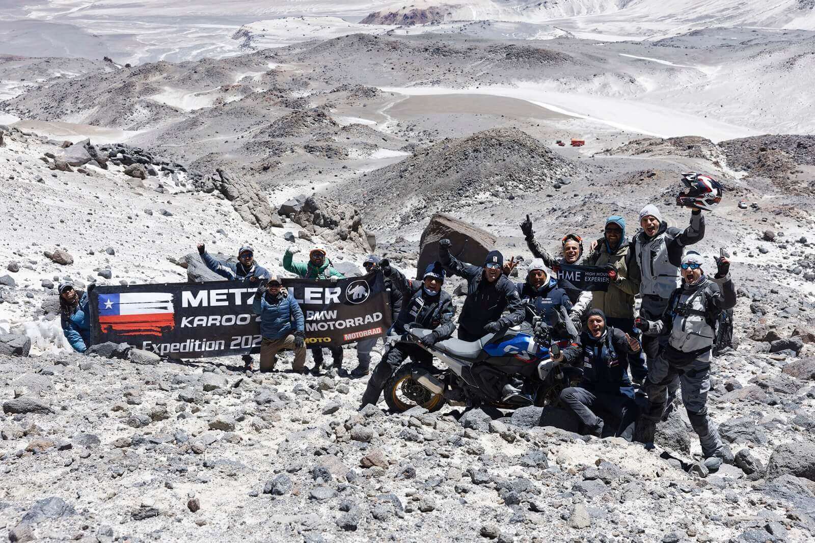 BMW Motorcycles Can Go Anywhere– Even the World’s Highest Active Volcano