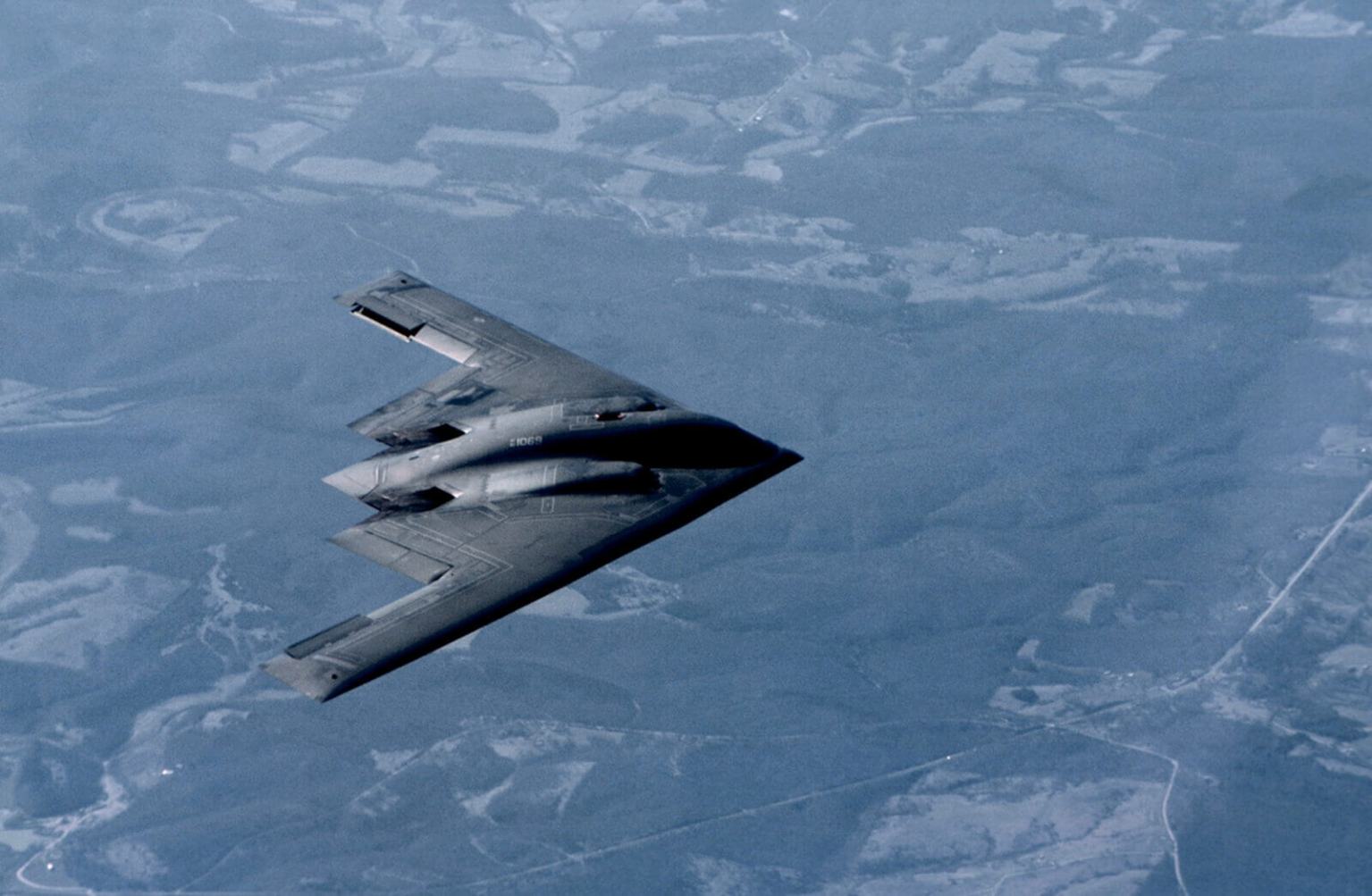 You Could Have Seen a B-2 Stealth Bomber in Flight on Google Earth
