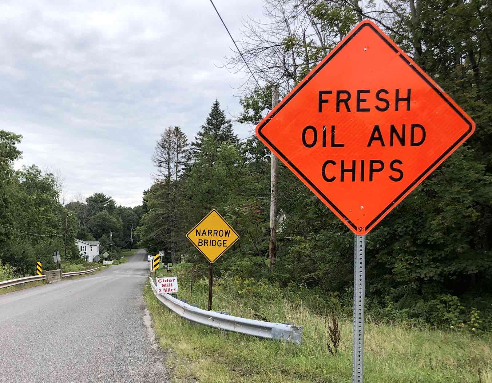 No, ‘Fresh Oil and Chips’ Road Signs Aren’t Advertising for an Upcoming ...