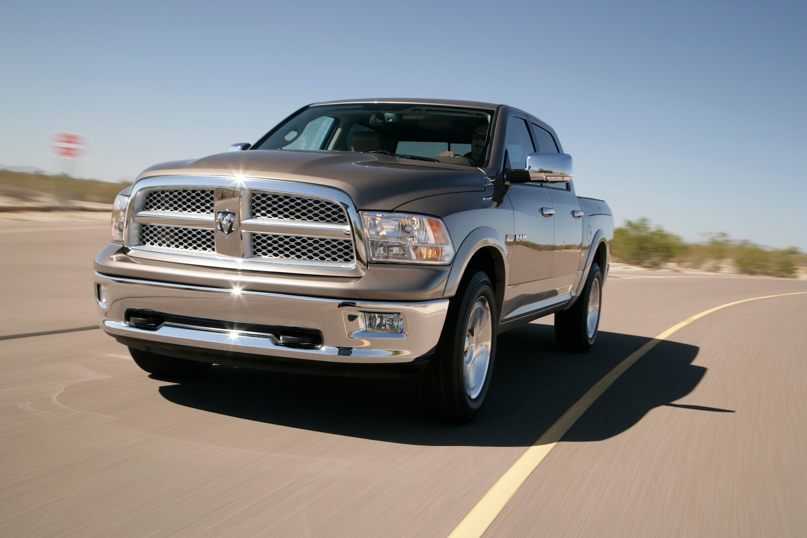 Watch this Dodge RAM driver take out a gas pump, start a fire, and run ...