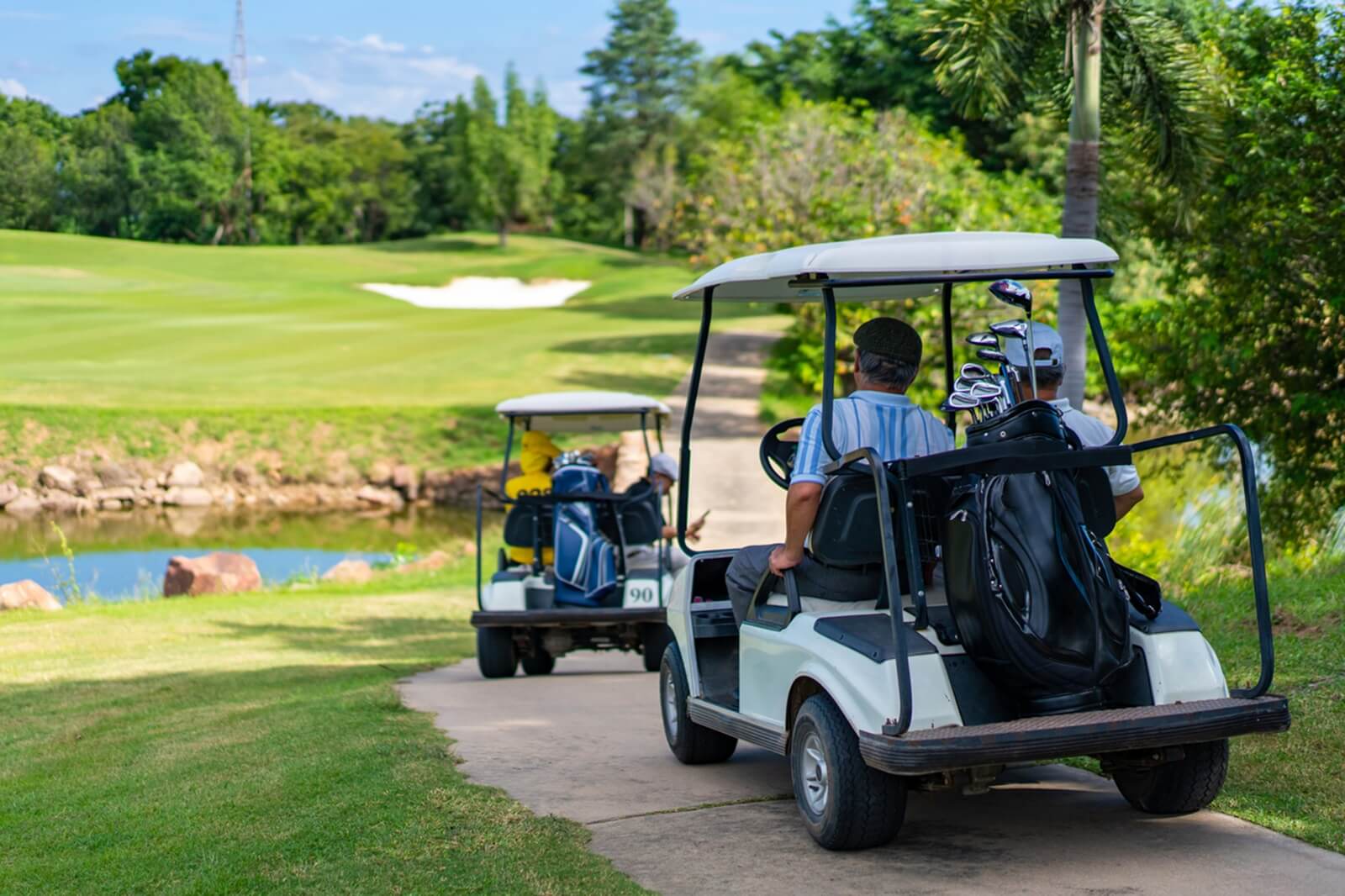 A super-powered golf cart is exactly what every course hoodlum needs