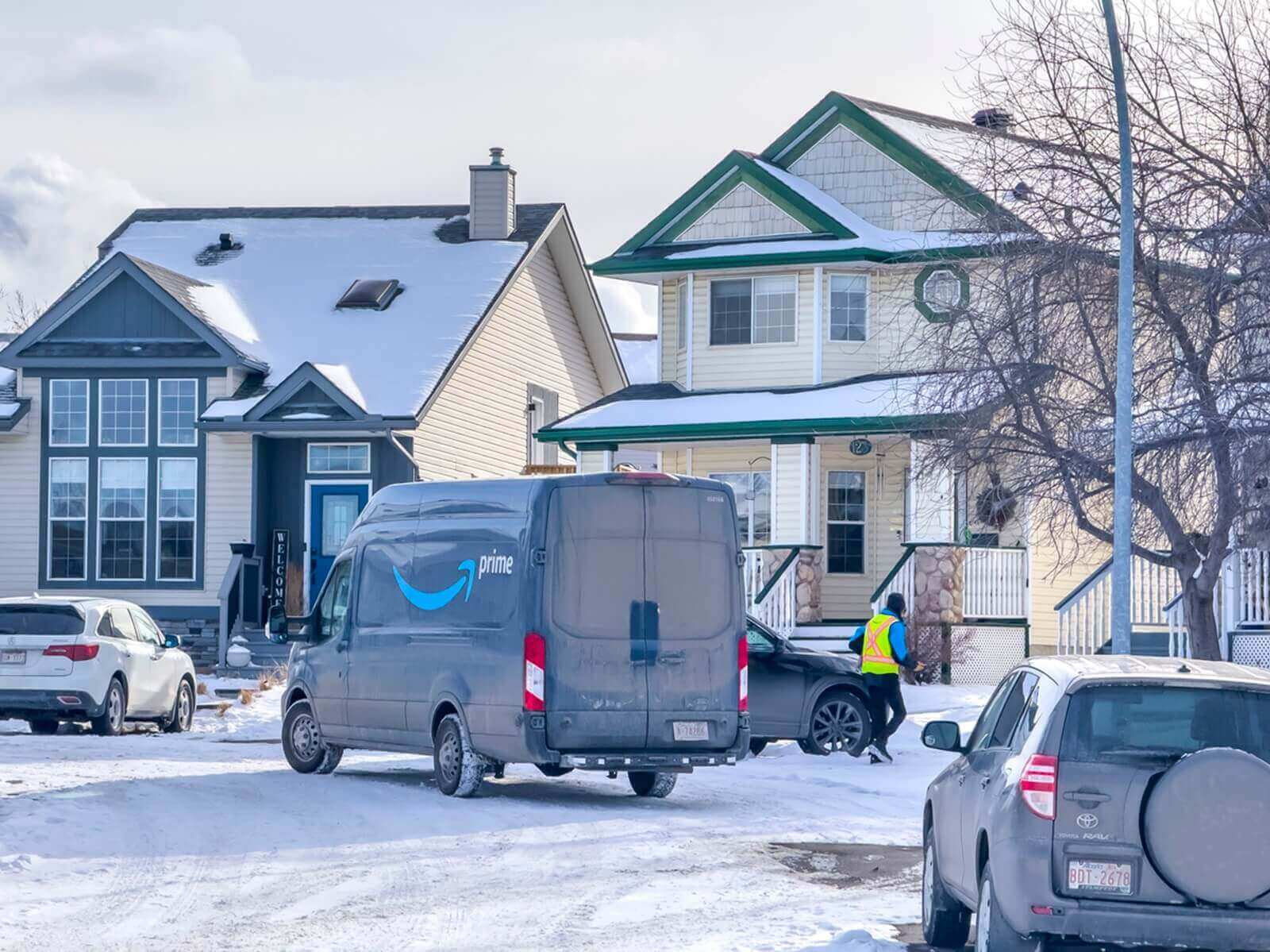 Amazon Delivery Van Gets Stuck In Ocean On A Military Firing Range