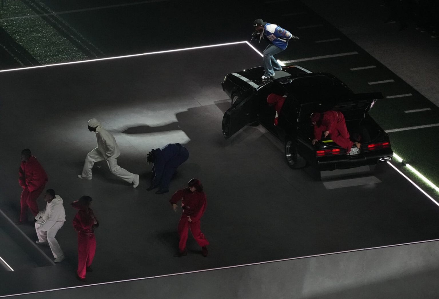 Kendrick Lamar used a Buick GNX as a clown car during the Super Bowl ...