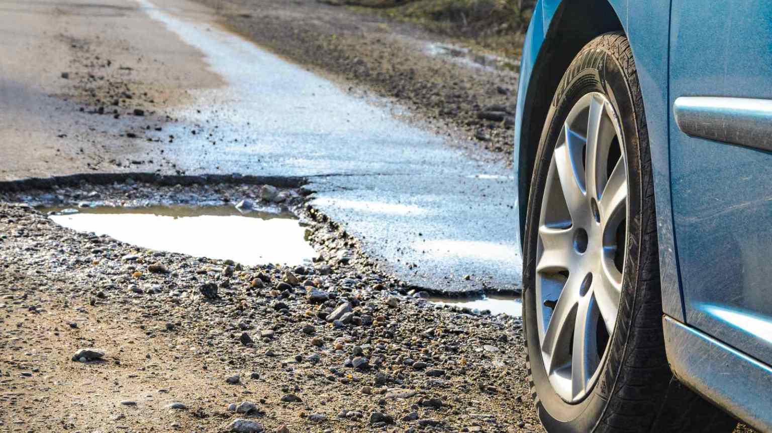 One pothole caused significant damage to six vehicles in a single day
