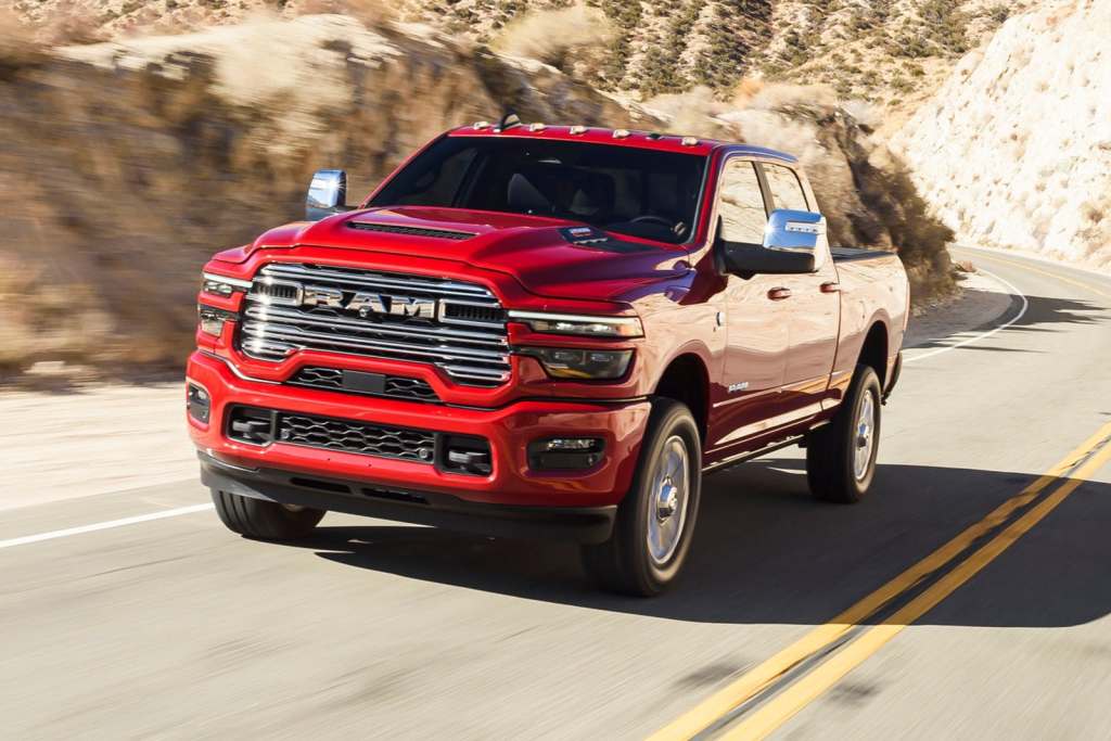 The Ram 2500 HD launches with a new Cummins diesel engine