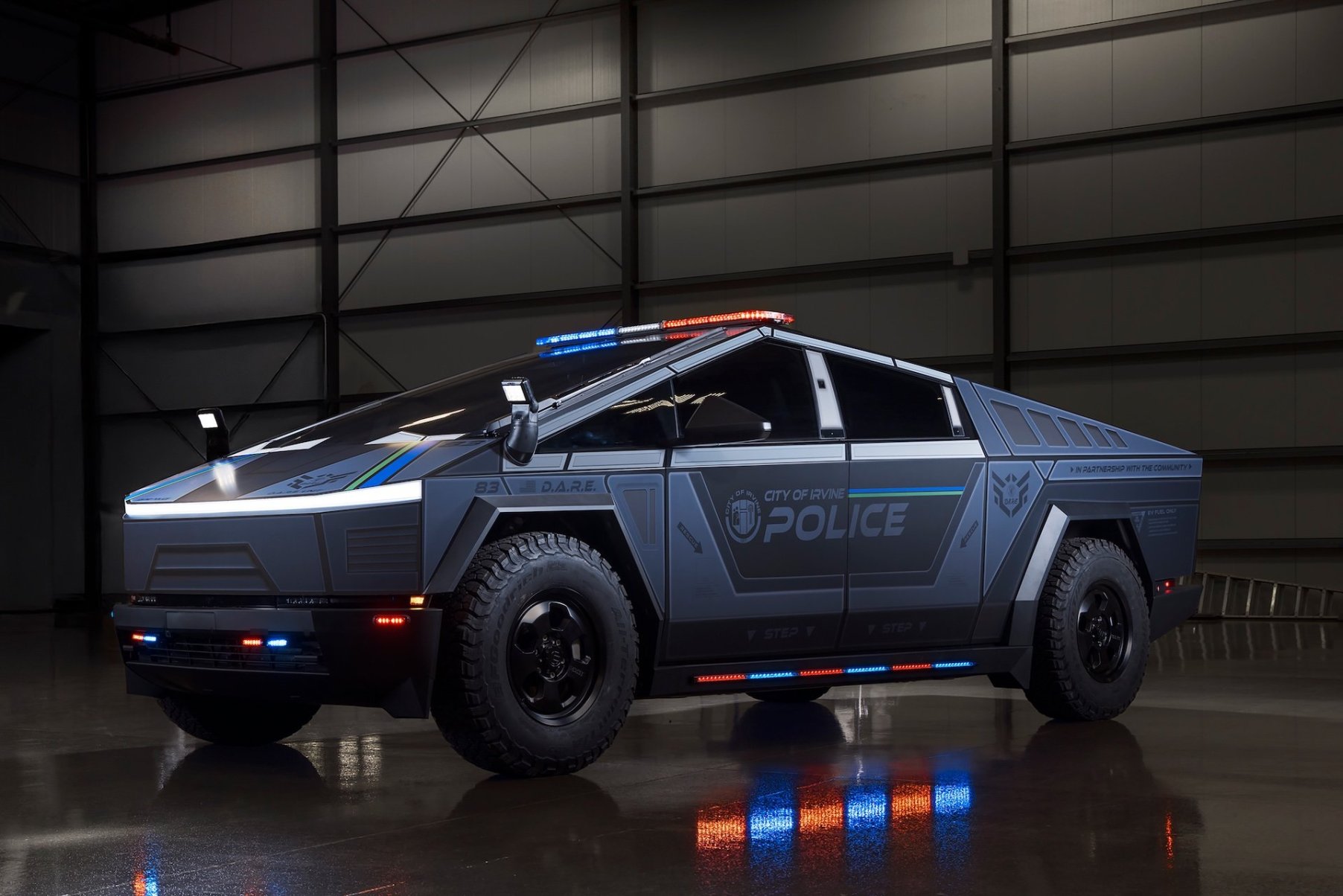 Las Vegas police department gets Tesla Cybertruck fleet to 'stop bullets'