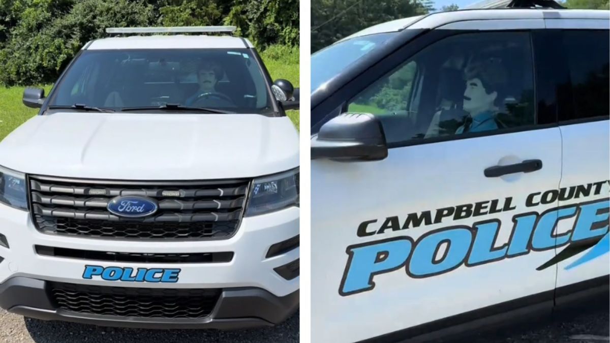 'He's not real' Family slows down for Kentucky cop, then notices ...