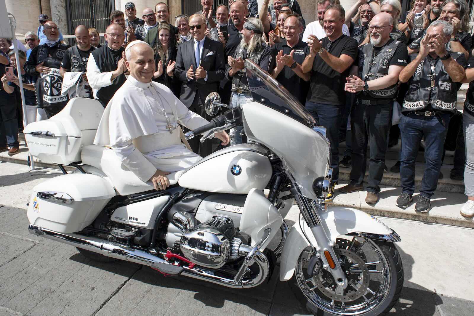 'First motorcycling pope,' HH Leo XIV given BMW by Jesus Bikers club