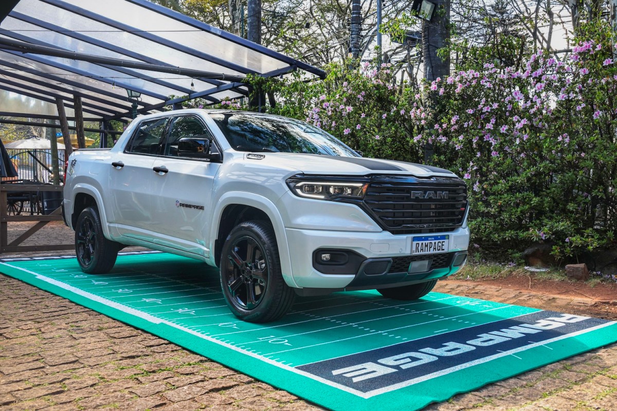 This NFL-themed tiny Ram truck debuts in the wrong country