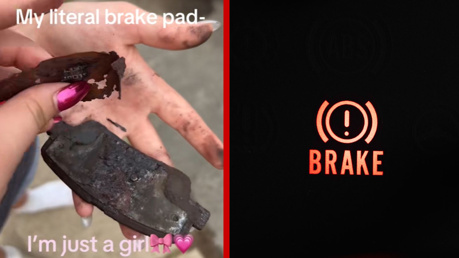 'Driving With Nothing But a Prayer' — Woman Shows Off Insane Brake Pad ...
