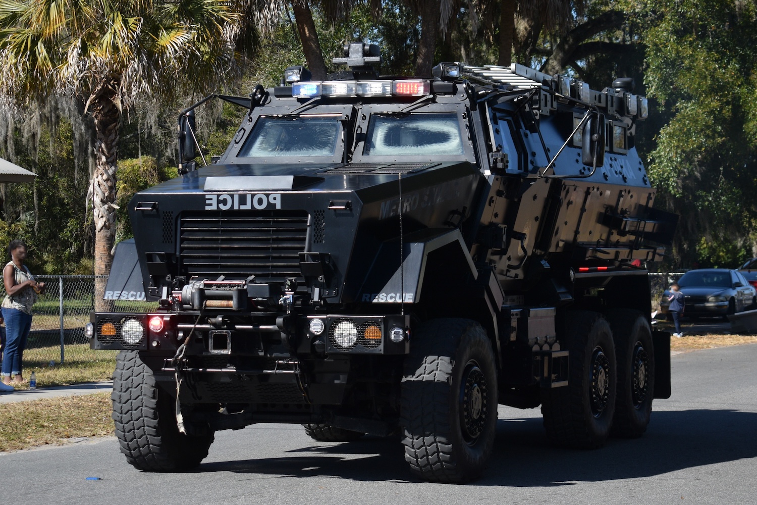 ‘Exit the Vehicle Now’ Texas Driver Rampages in Military Truck Until ...