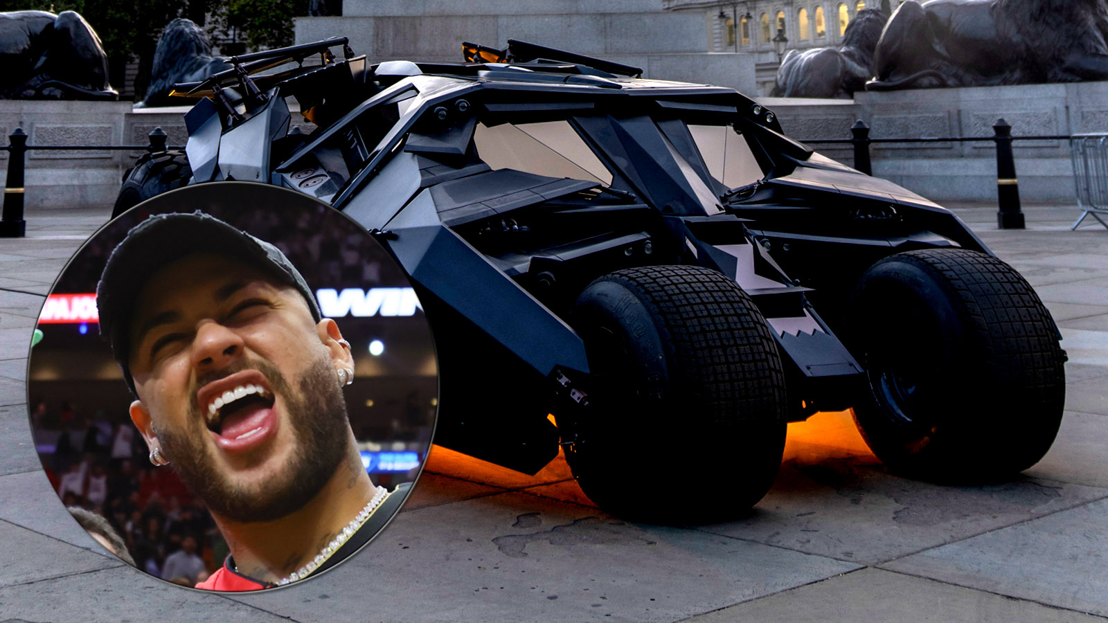 Neymar Jr. Shows off His Personal Jet, Helicopter, and Batmobile