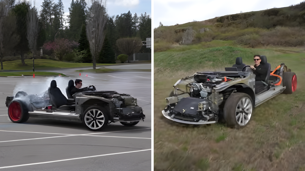 YouTuber Buys $2,000 Wrecked Tesla, Turns It Into a Go-Kart, Then Tesla ...