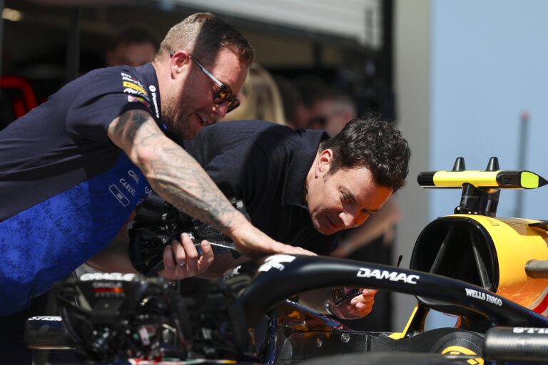 Jimmy Fallon Bites Martin Brundle's Microphone During Viral Miami Grand ...