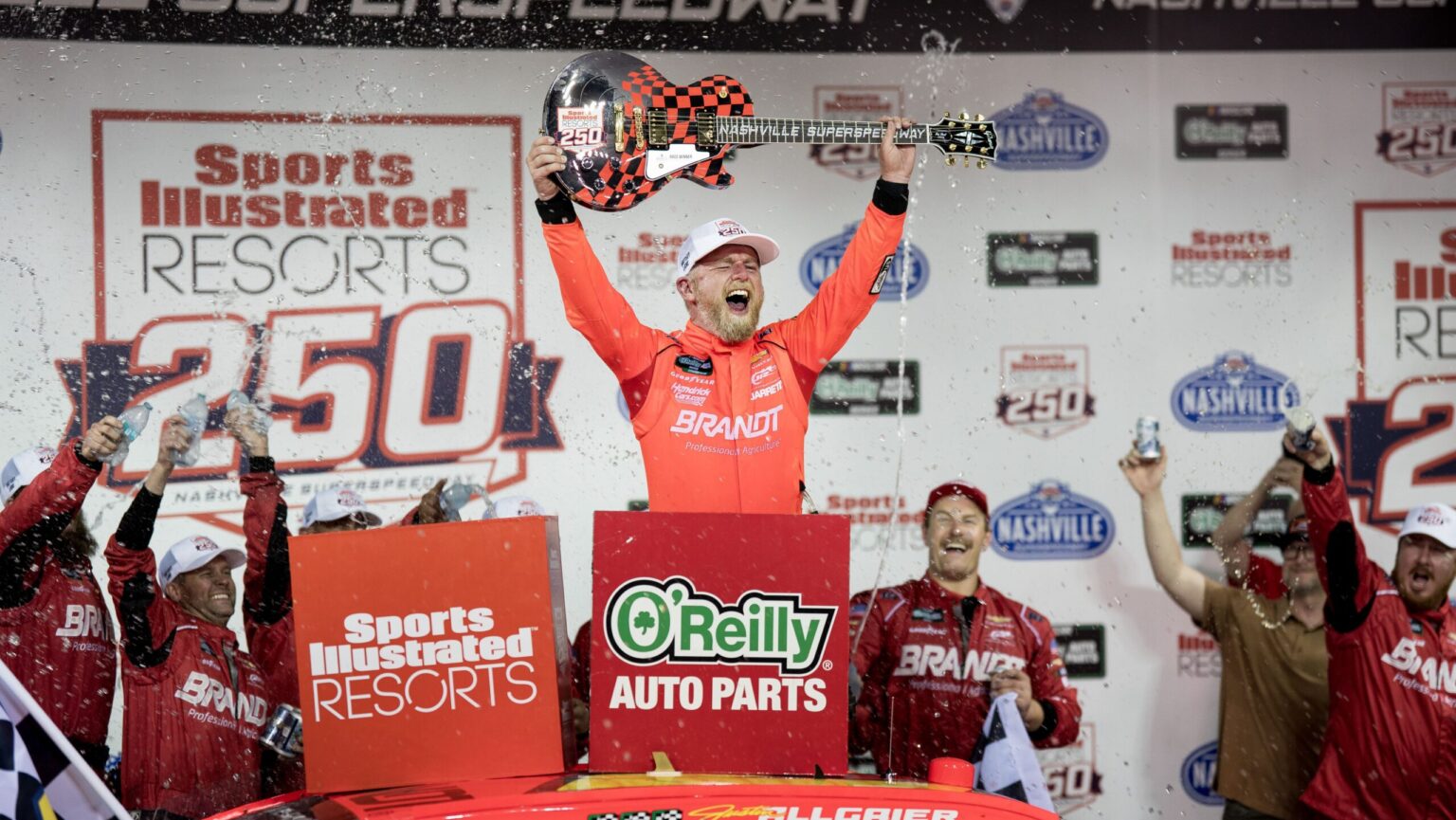 NASCAR Champ Justin Allgaier's Retirement Plans Have Changed