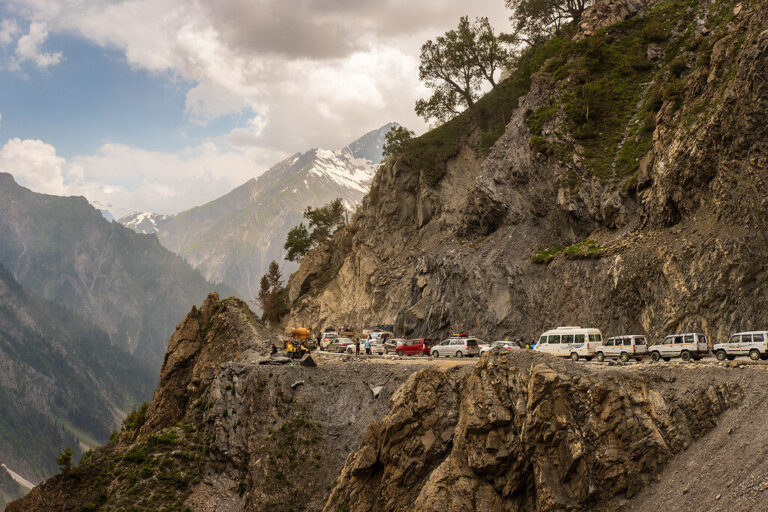Video: Truck Vanishes Over Edge After Rolling Backward on Dangerous ...