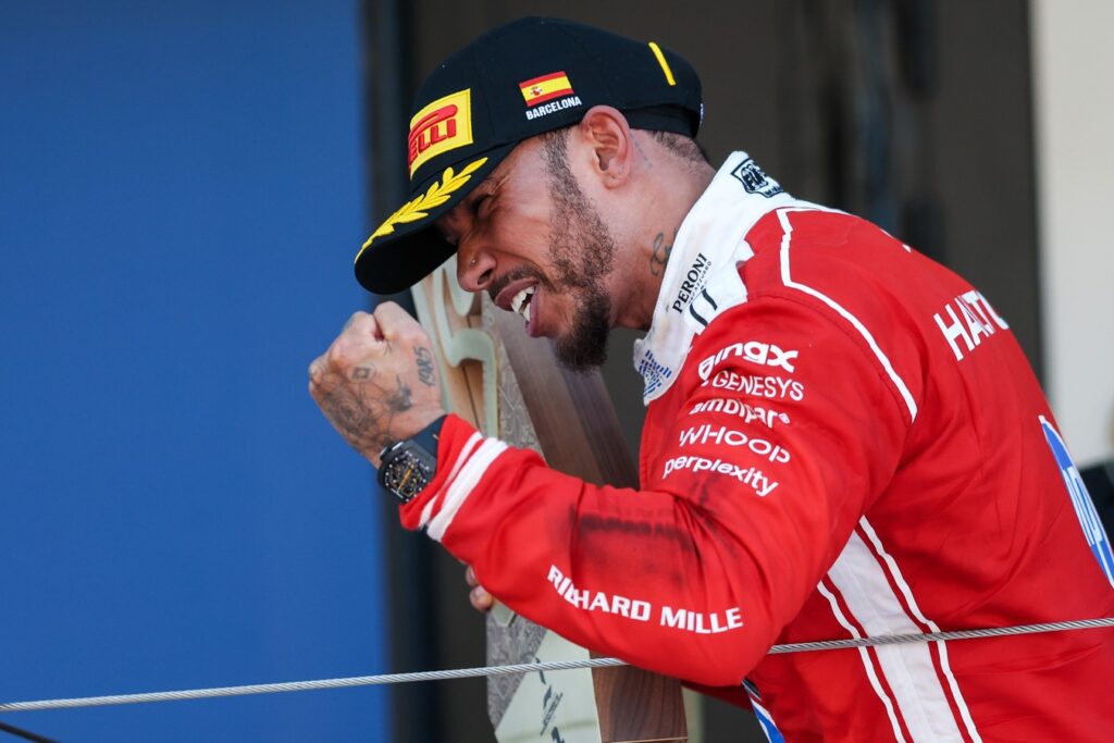 Kim Kardashian's Phone Call to Lewis Hamilton After Barcelona GP Win ...