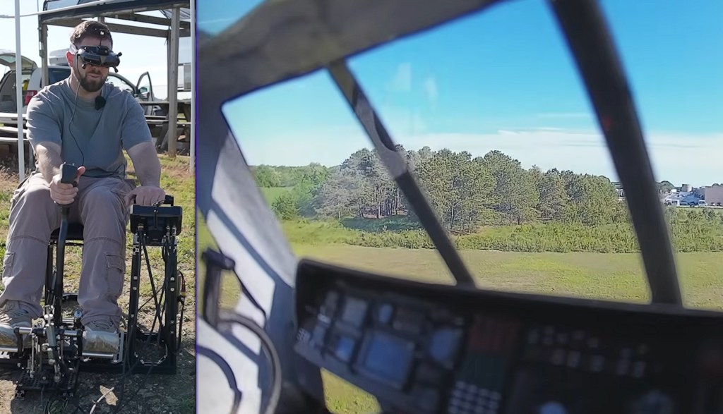 Strapping Into a Metal Chair To Fly a 40-Lb RC Helicopter Is the Most ...